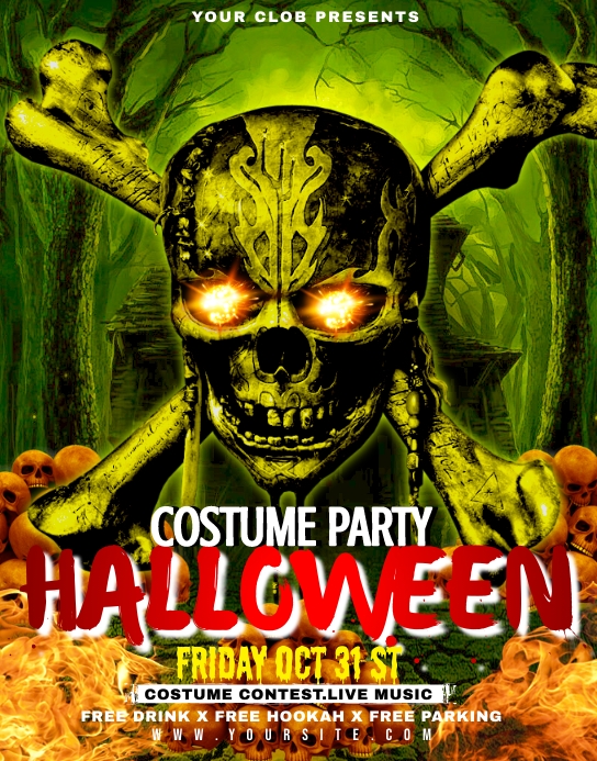 Plantilla de De Diseño de Anuncios de Halloween | PosterMyWall