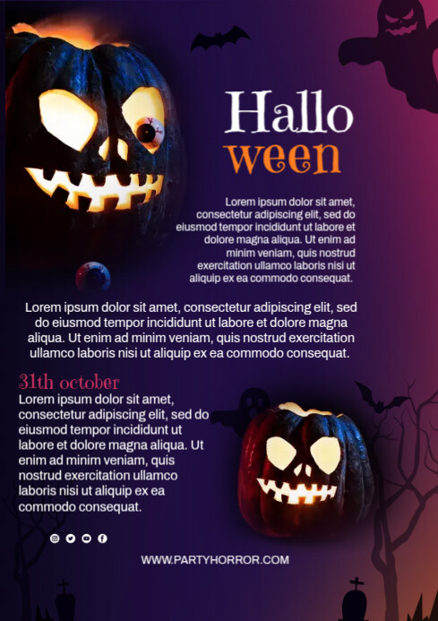Copy of Halloween Ads | PosterMyWall