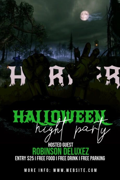 Copy of Halloween Banner Template | PosterMyWall