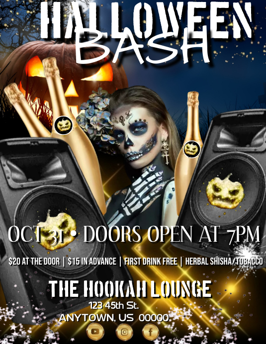 Copy of Halloween Bash | PosterMyWall