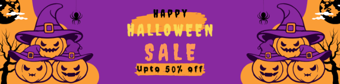 Halloween big sale 50% discount Template | PosterMyWall