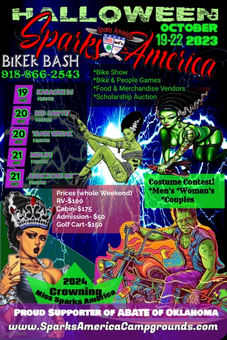 Copy of halloween biker bash (2) | PosterMyWall