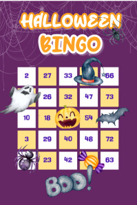 51+ Free Halloween Bingo Poster Templates | PosterMyWall