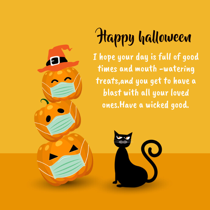 halloween card Template | PosterMyWall