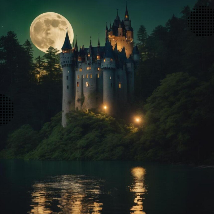 Halloween Castle Template PosterMyWall Halloween Castle Template PosterMyWall