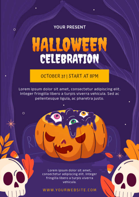 halloween celebration Template | PosterMyWall