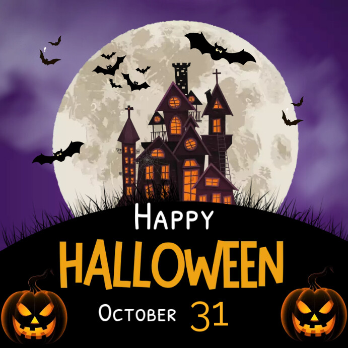 Copy of Halloween celebration templates 31 October | PosterMyWall