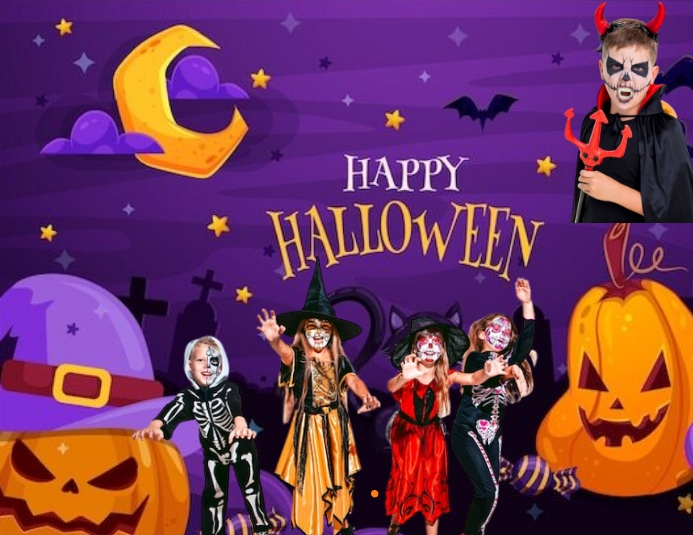 Copy of Halloween children costume template | PosterMyWall