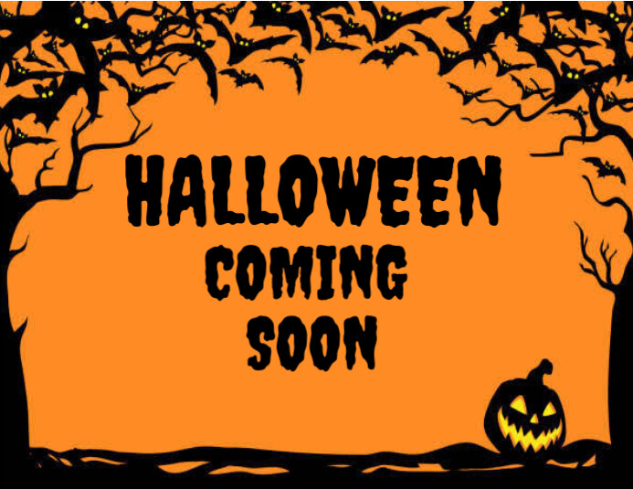 Copy of Halloween Coming Soon 2024 Flyer (us Letter) | PosterMyWall