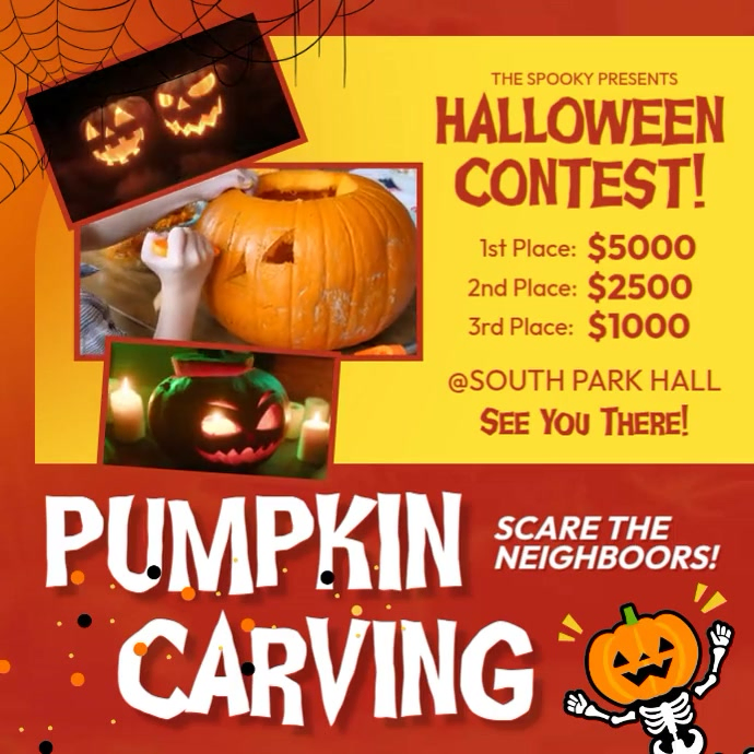Halloween Contest Template | PosterMyWall