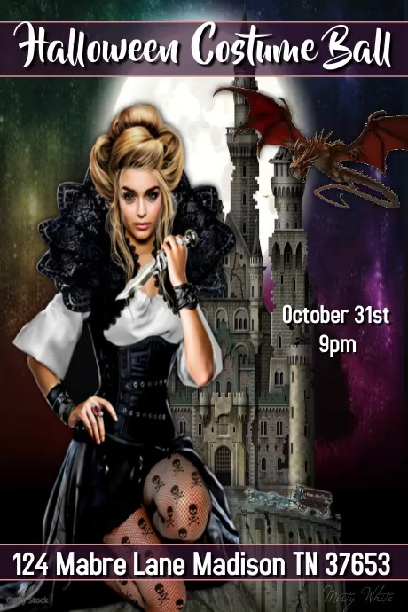 Halloween Costume Ball Template | PosterMyWall