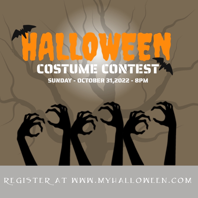 halloween costume contest Template | PosterMyWall