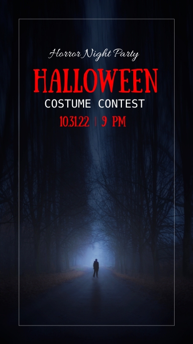 halloween costume contest Template | PosterMyWall