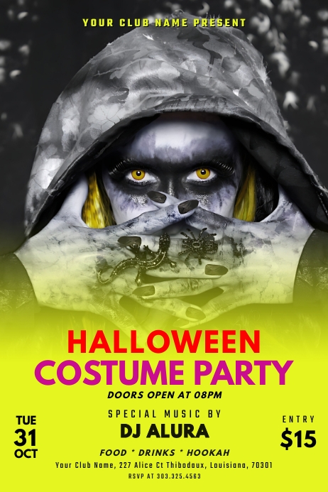 halloween costume party Template | PosterMyWall
