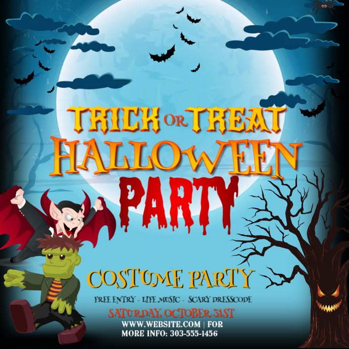 Halloween Costume Party Template | PosterMyWall