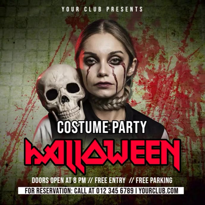 Halloween Costume Party Template | PosterMyWall