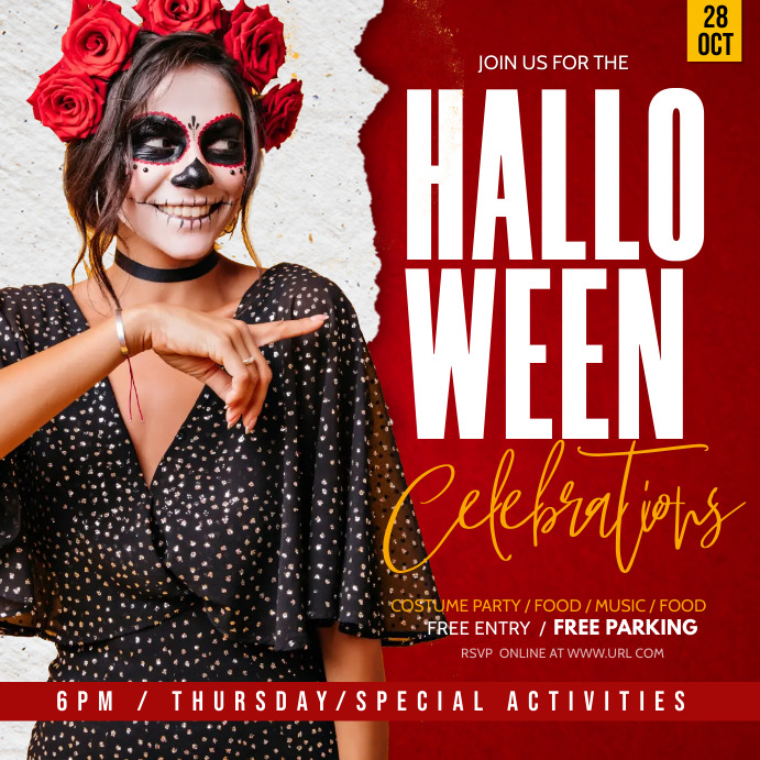 Halloween costume party Template | PosterMyWall