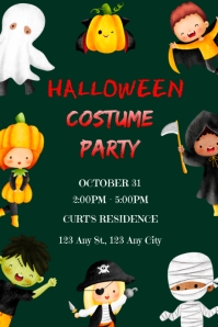 Halloween Costume Party Template | PosterMyWall