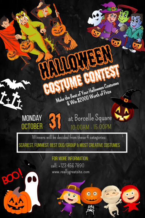halloween costume party poster Template | PosterMyWall