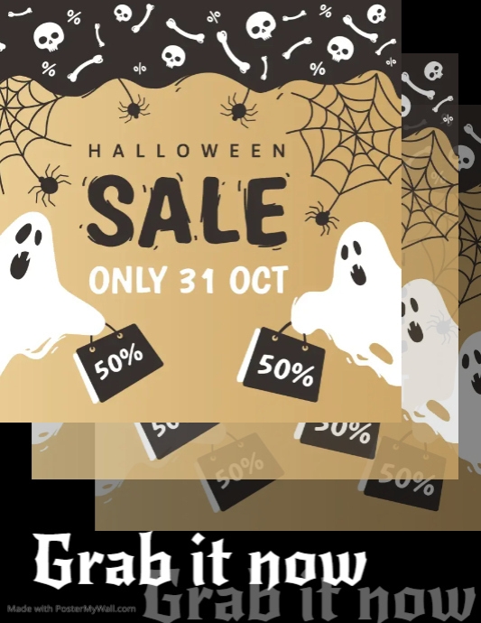 Halloween costume sale October Template | PosterMyWall