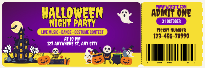 Halloween Coupon Ads Template | PosterMyWall