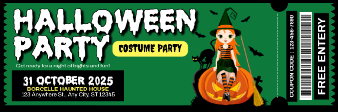 Halloween Coupon Template | PosterMyWall