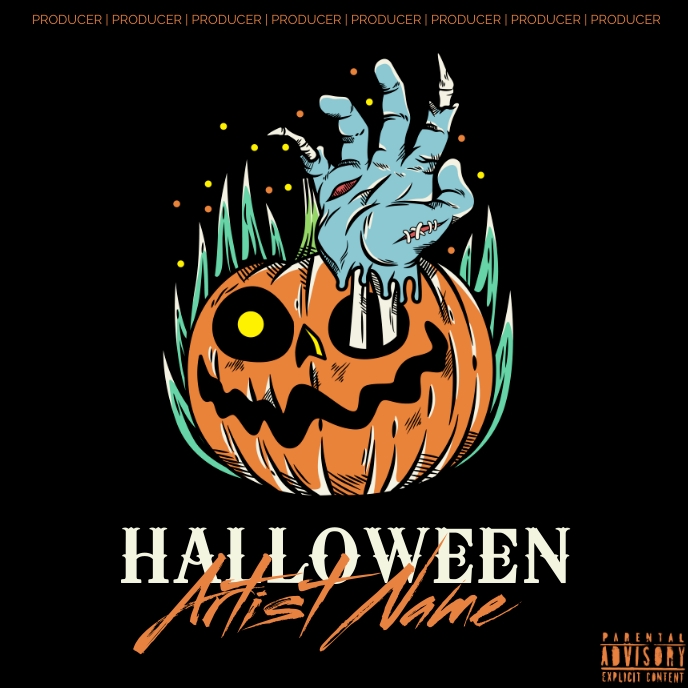 Halloween Cover Art Template | PosterMyWall