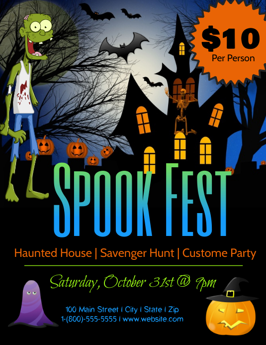 Halloween Spook Sjabloon Halloween Spook Met Kaars Wind Spinner Png,