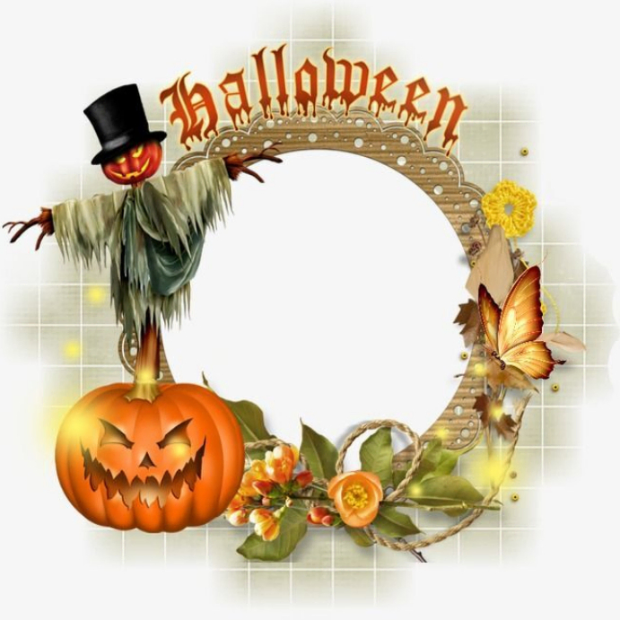 Halloween Crop Frame Template | PosterMyWall