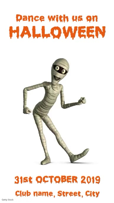 Copy of Halloween dance party | PosterMyWall