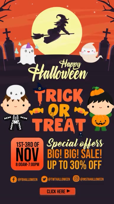 Halloween Template | PosterMyWall