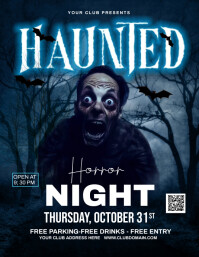 Spooky flyer/Haunting flyer/Halloween flyer Template | PosterMyWall