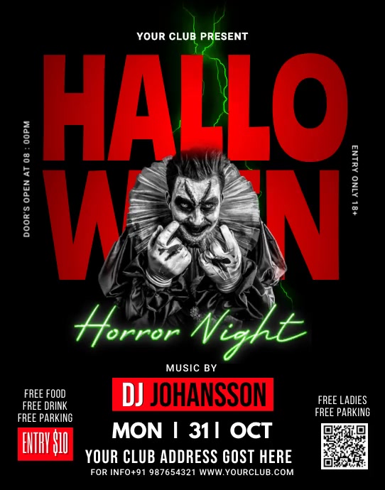 Halloween Template | PosterMyWall