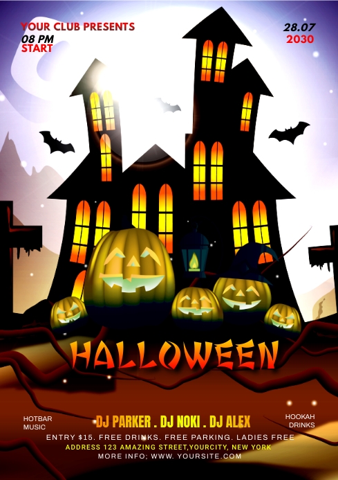 HALLOWEEN Template | PosterMyWall