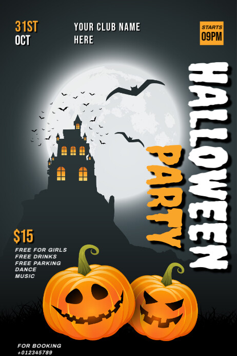 HALLOWEEN Template | PosterMyWall