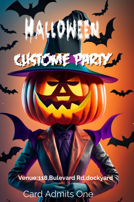 HALLOWEEN Template | PosterMyWall