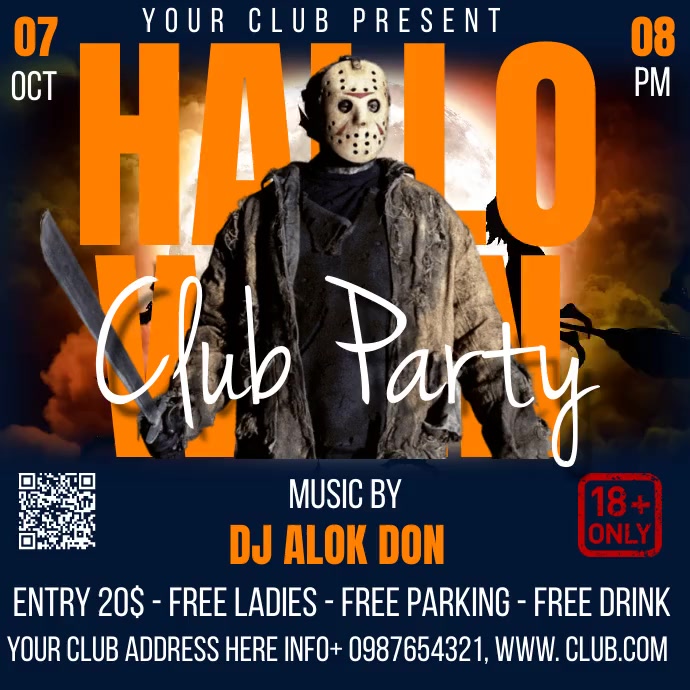 Halloween Template | PosterMyWall