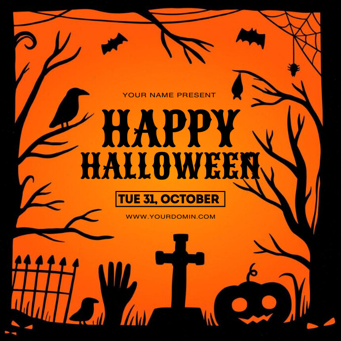 Halloween Template | PosterMyWall