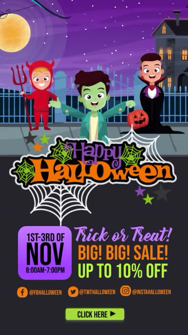 Halloween Template | PosterMyWall