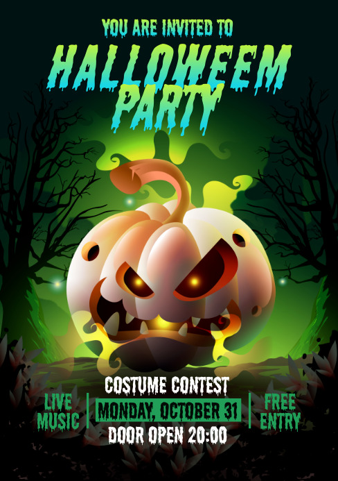 Halloween Template | PosterMyWall
