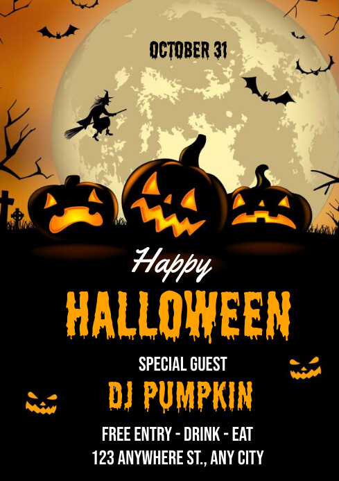 Halloween Template | PosterMyWall
