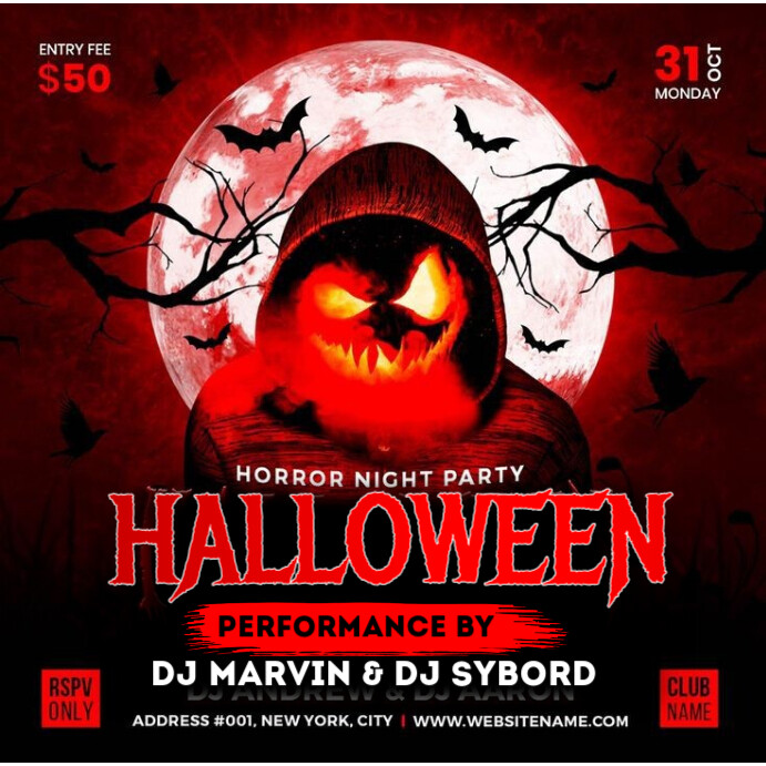 Halloween Template | PosterMyWall