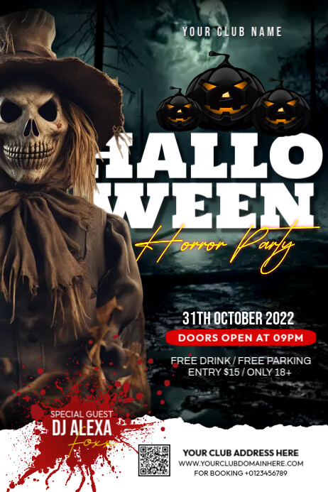HALLOWEEN Template | PosterMyWall