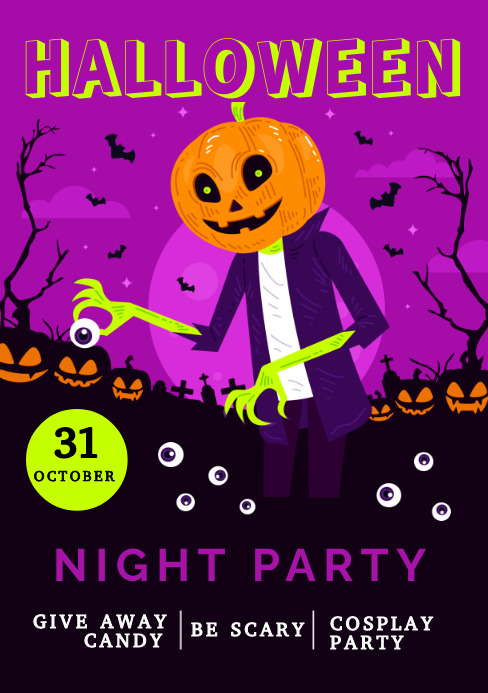 Halloween Template | PosterMyWall