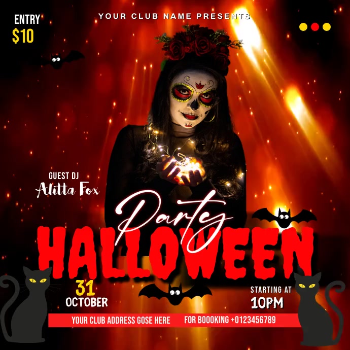 HALLOWEEN Template | PosterMyWall