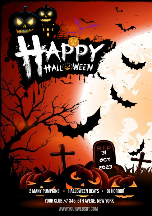 Halloween Template | PosterMyWall
