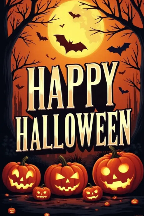Halloween design Template | PosterMyWall
