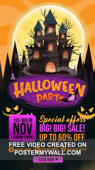 Halloween Template | PosterMyWall