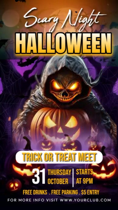 Halloween Template | PosterMyWall