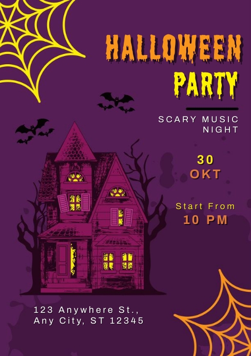 Halloween Template | PosterMyWall